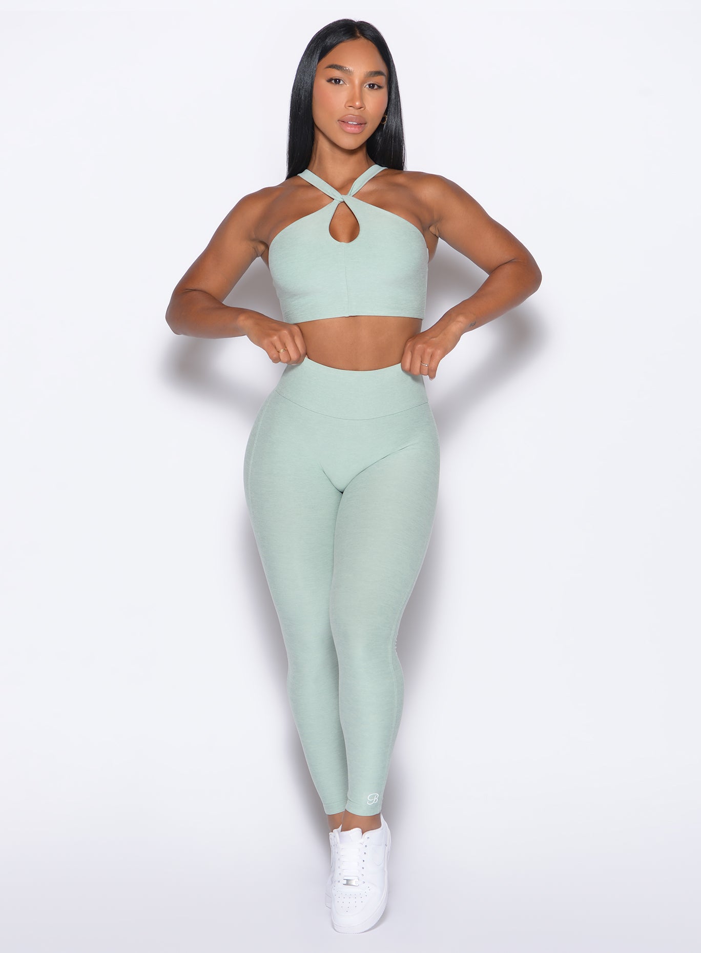 Bombshell Bunny Leggings | Soft Aloe | Bombshell Sportswear