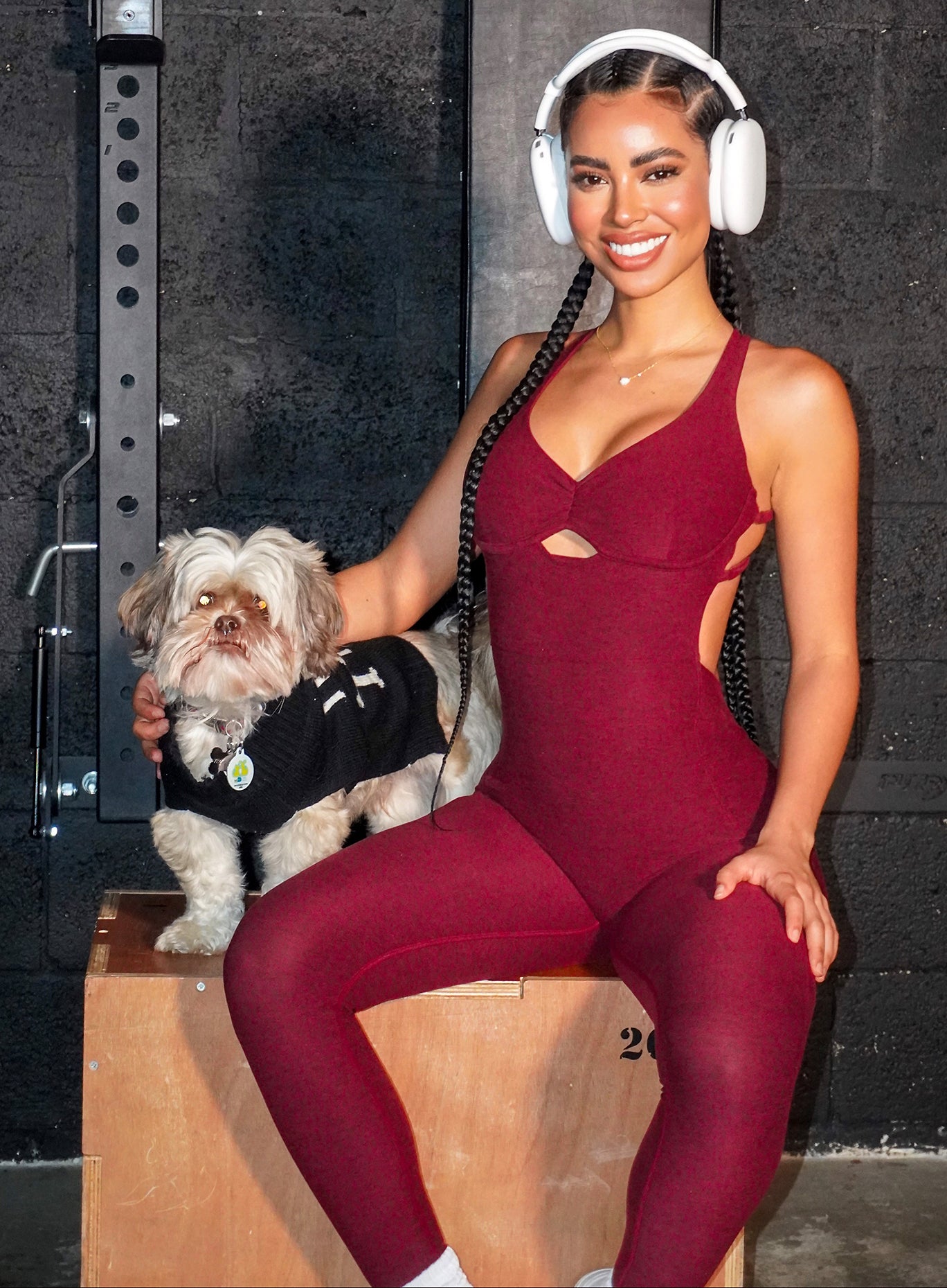 Bombshell Bodysuit | Red Wine | Bombshell Sportswear