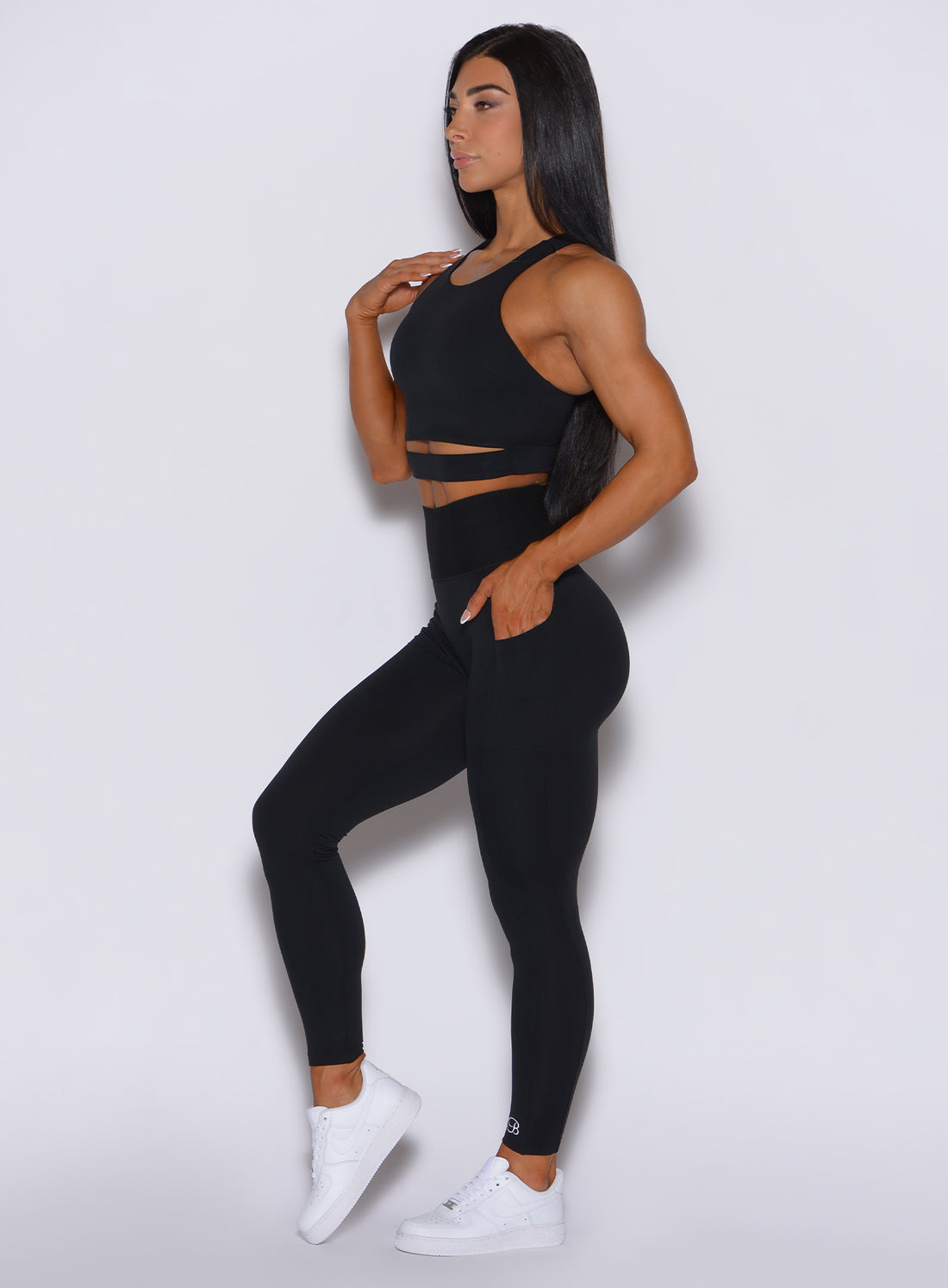 Body Hugging Cinched Leggings | Bombshell Sportswear
