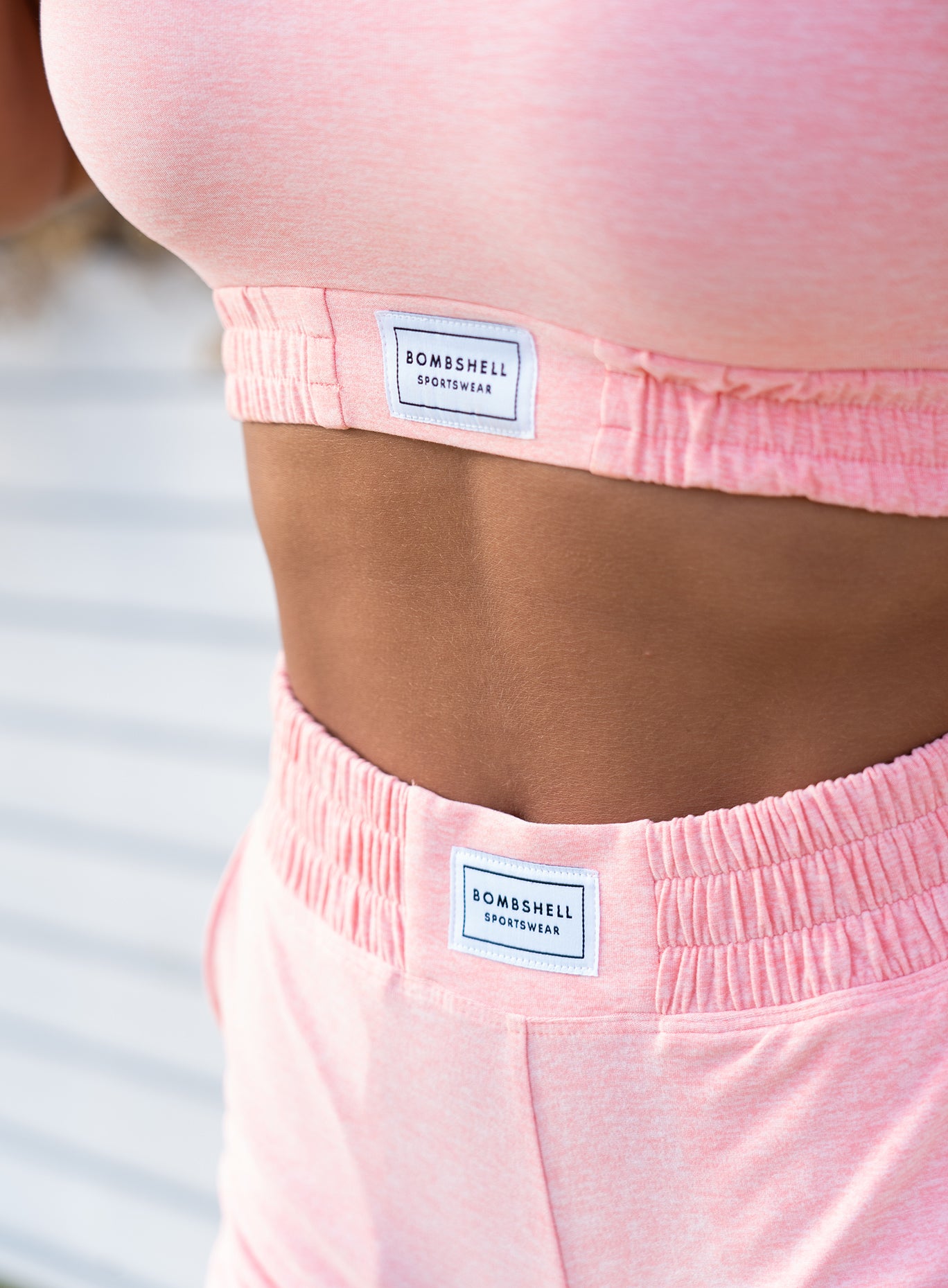Women's Pink Lounge Casual Shorts | Bombshell Sportswear