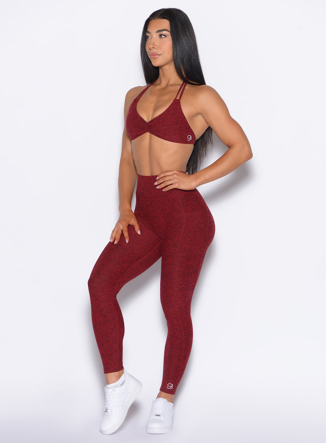 Curves 2.0 Leggings | Black Cherry | Bombshell Sportswear