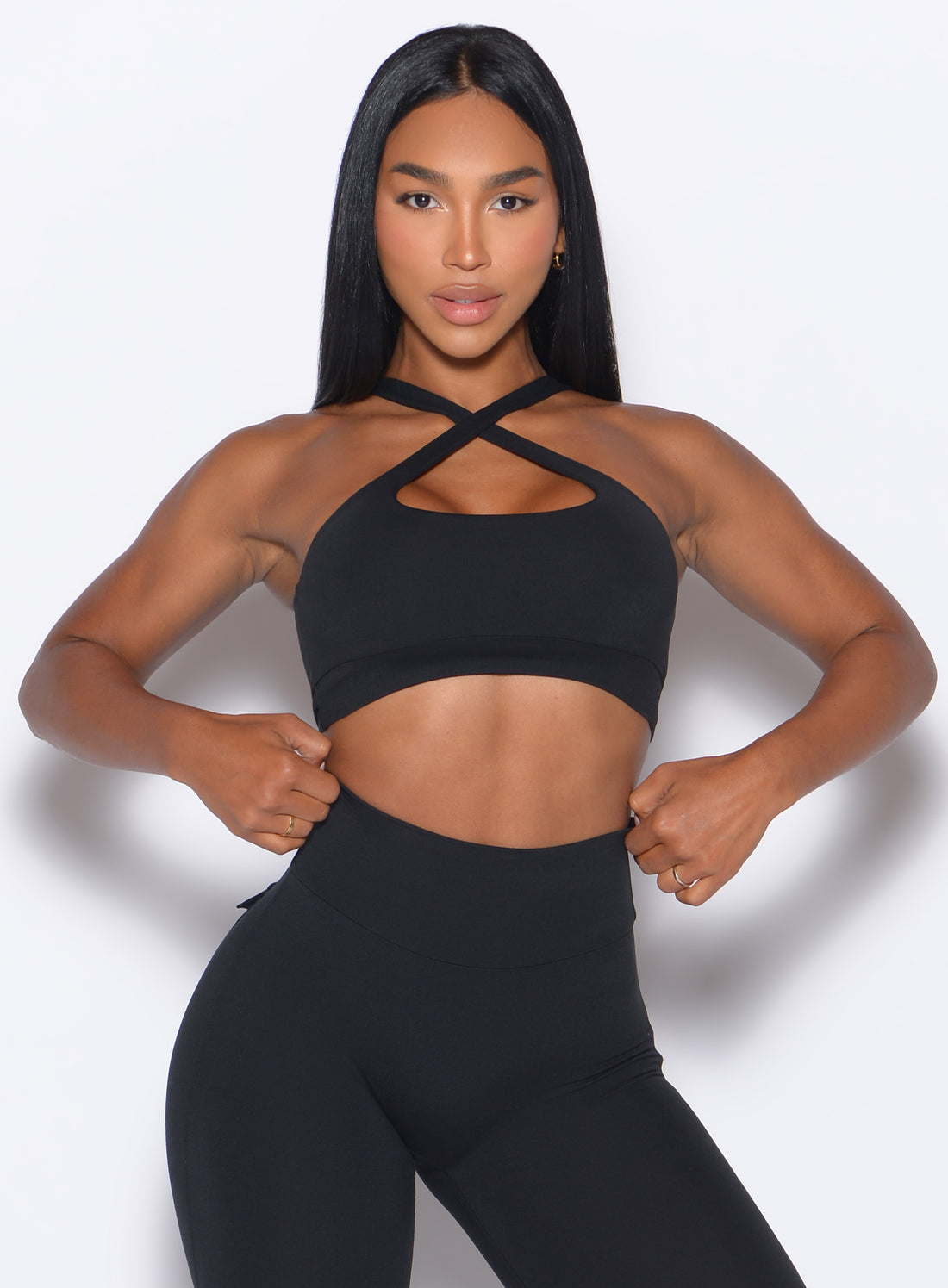 Two Way Bra | Black | Bombshell Sportswear