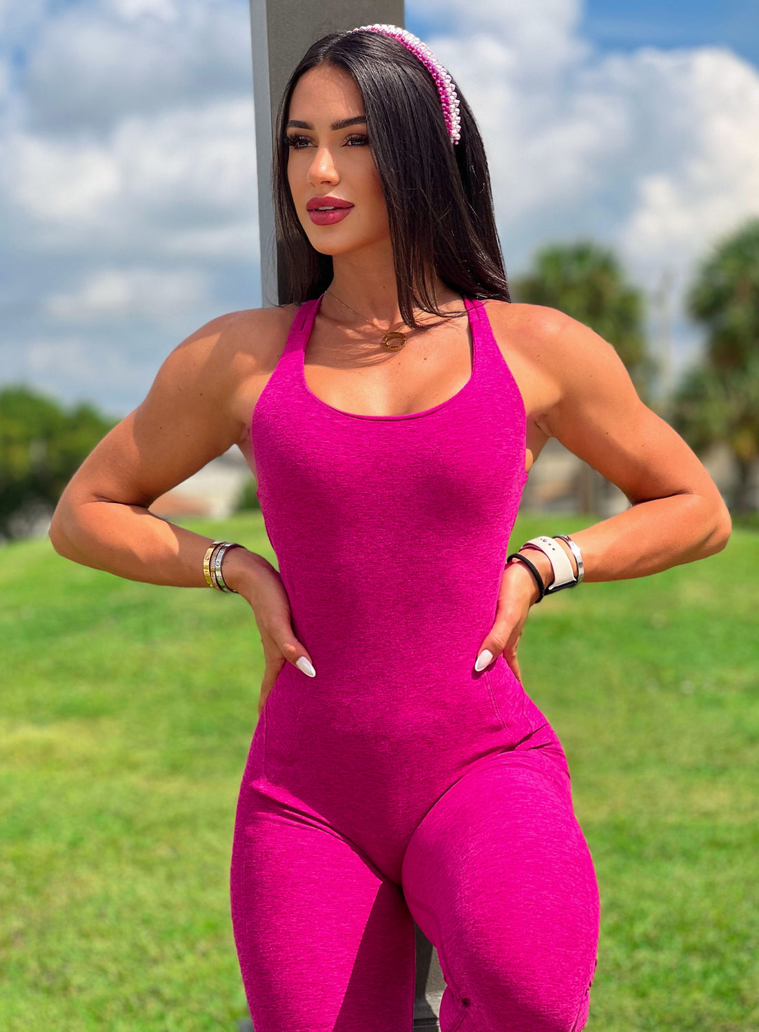 Form Bodysuit | Ultra Pink | Bombshell Sportswear